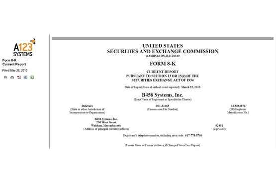 网传，美国电池制造商A123宣布将更名为B456 - 市场 - 锂电资讯 - 锂电世界
